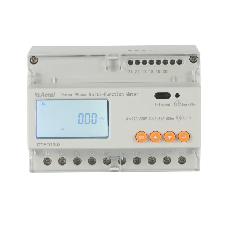 Acrel-DTSD1352-Bidirectinal-Kwh-Metering-Zero-Export-Smart-Energy-Meter ...