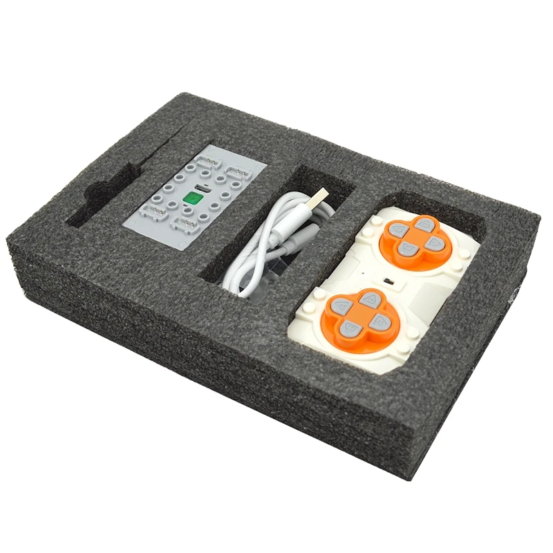 4 Channel Rechargeable Bluetooth Battery Box Technical Parts Bricks ...