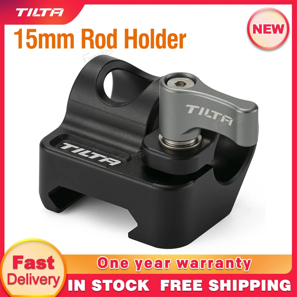TILTA 15mm Rod Holder Black Front Mounted TA 15RH to 1/4 quot 20 ...