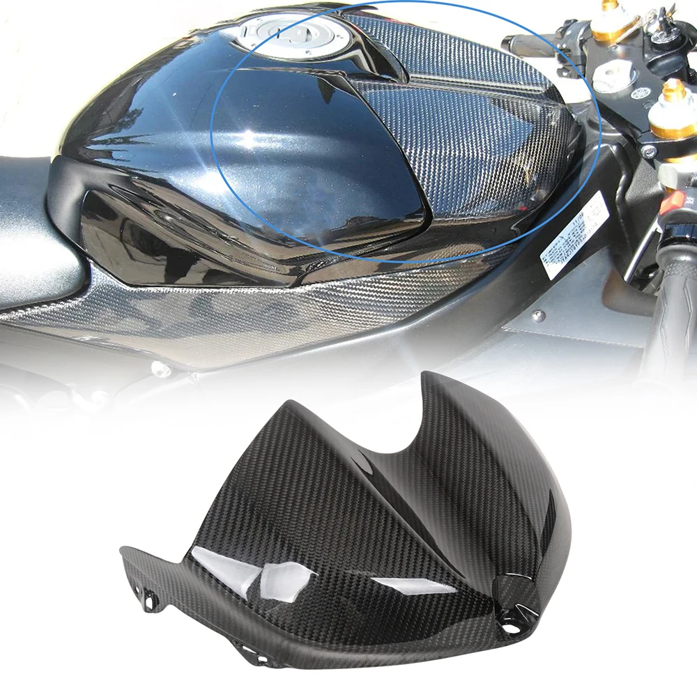 For-Yamaha-YZF-R6-2008-2013-Carbon-Fiber-Fuel-Tank-Cover-Cowling-Twill ...