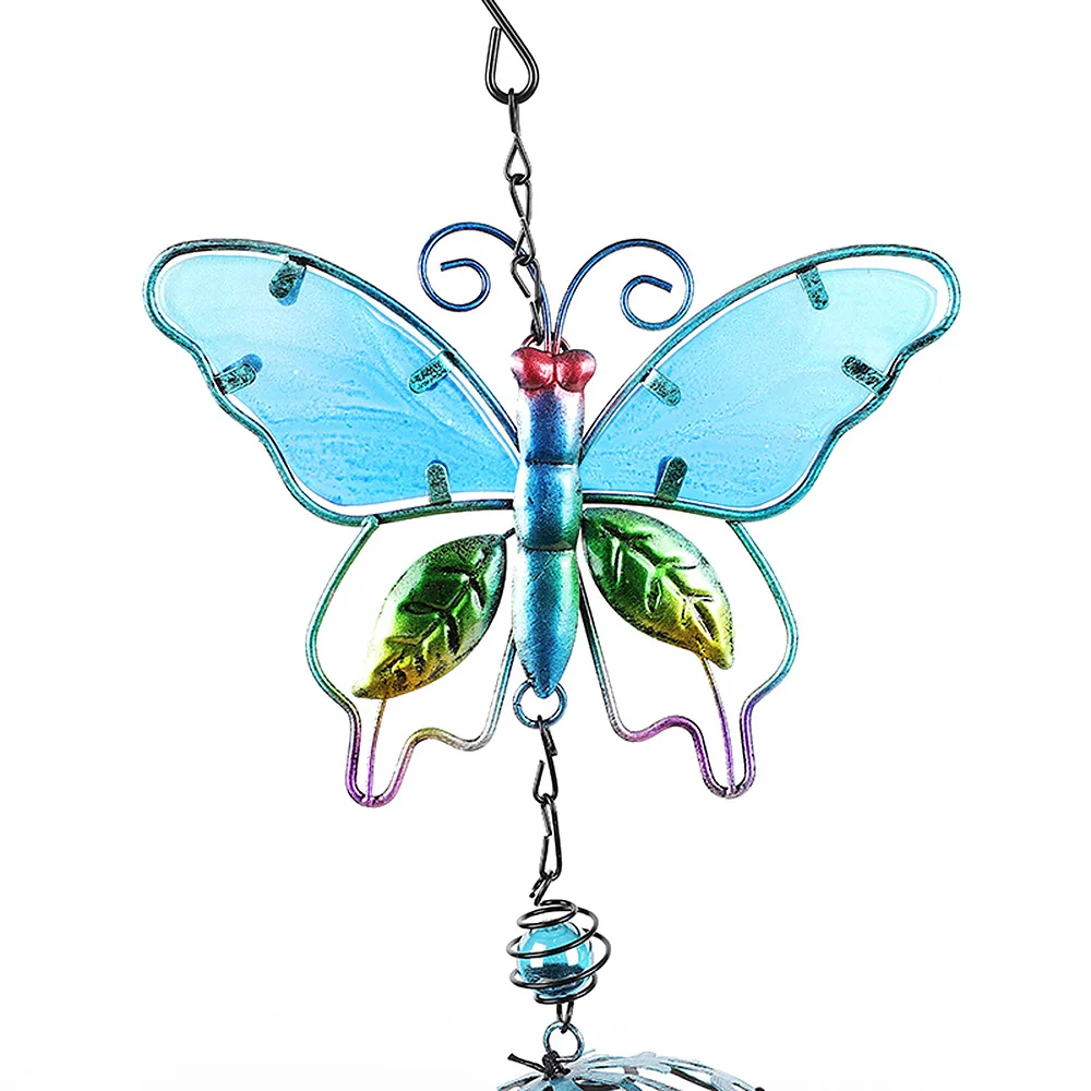 Glass-Painting-Butterfly-Wind-Chime-Pendants-Creative-Home-Bell-DIY ...