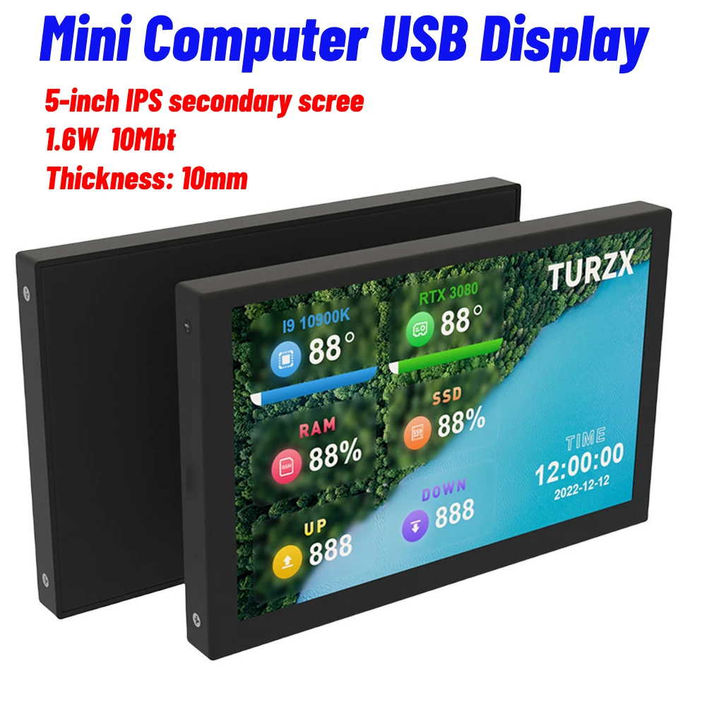 5-3-5-Polegada-ips-tela-secund-ria-mini-computador-usb-display ...