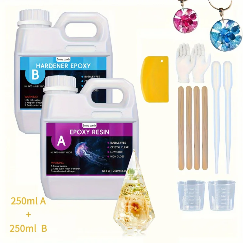 Epoxy Resin，Crystal Clear，Self-Leveling，UV-resistant and impact ...