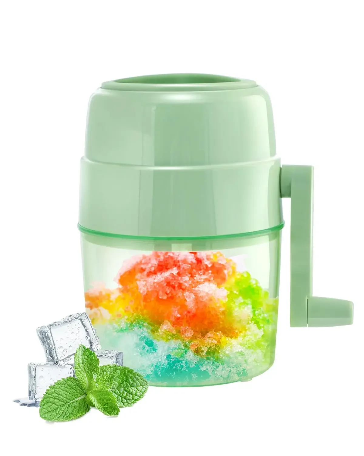 Snow cone machine Shaved ice machine Manual shaved ice machine Double ...
