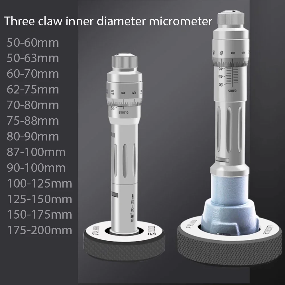 Three-Claw-Inner-Diameter-Micrometer-Three-Point-Internal-Measurement ...
