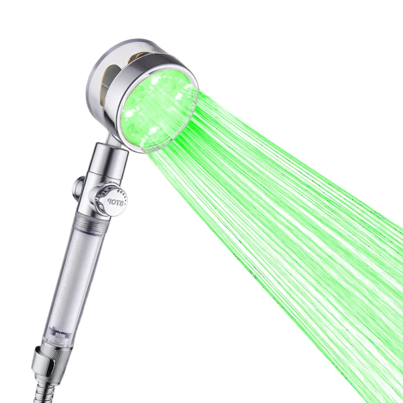 7-Color-Light-Change-Automatically-Handheld-Showerhead-Polished-Chrome ...