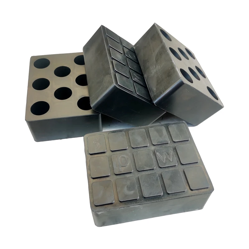 4Piece-Universal-square-elevator-rubber-pad-solid-rubber-block-elevator ...