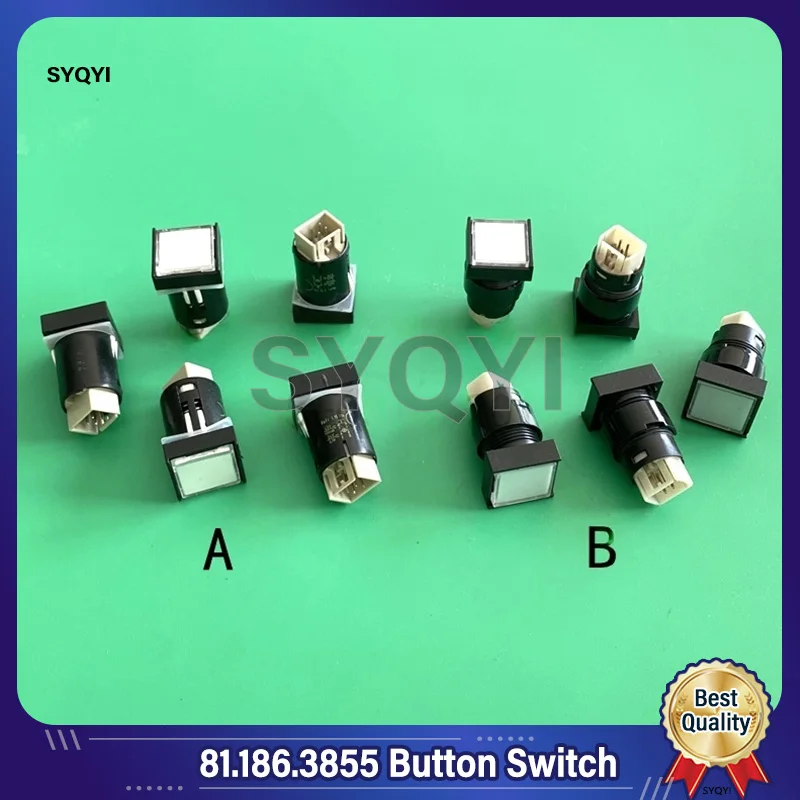 Heidelberg CPC Control Console Push Button Switch By RAFI 81.186.3855 ...