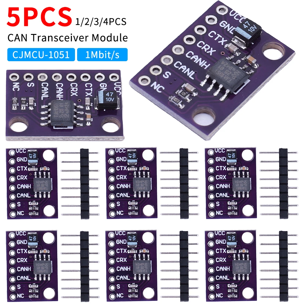 CJMCU-1051-TJA1051-CAN-Transceiver-Module-1Mbit-s-CAN-Transceiver-Breakout-Board-3V-5V-CAN ...