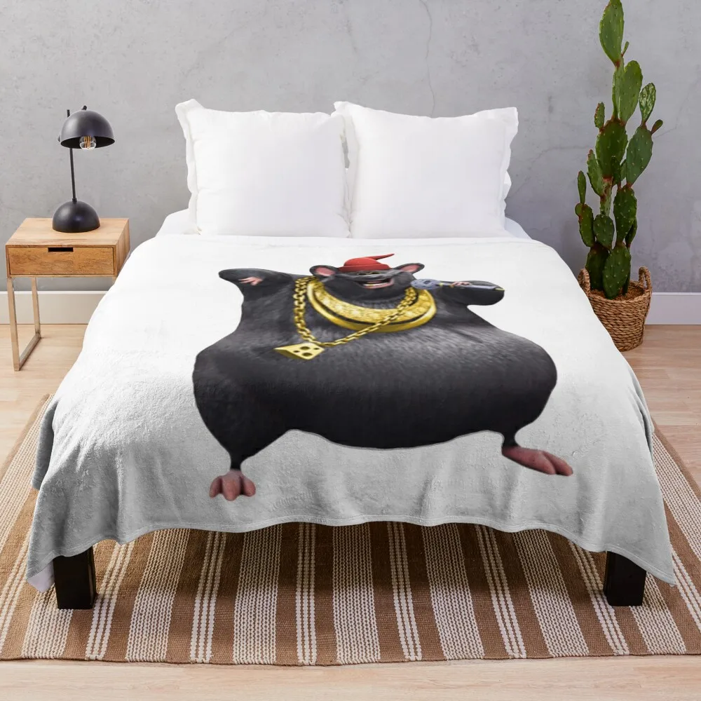 Biggie-Cheese-Print-Throw-Blanket-valentine-gift-ideas-funny-gift ...