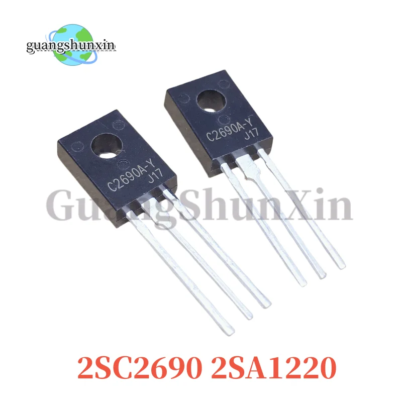10pcs-lot-C2690A-Y-A1220A-Y-TO126-2SC2690A-Y-2SA1220A-Y-2SC2690-2SA1220 ...