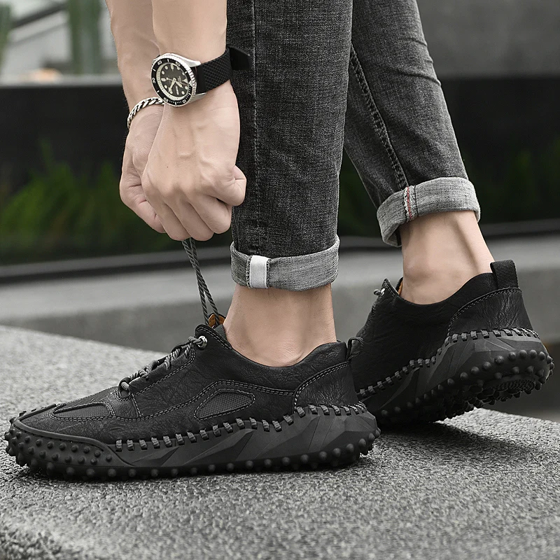 WAERTA-New-Men-Casual-Handmade-Leather-Luxury-Shoes-Comfortable-Non ...