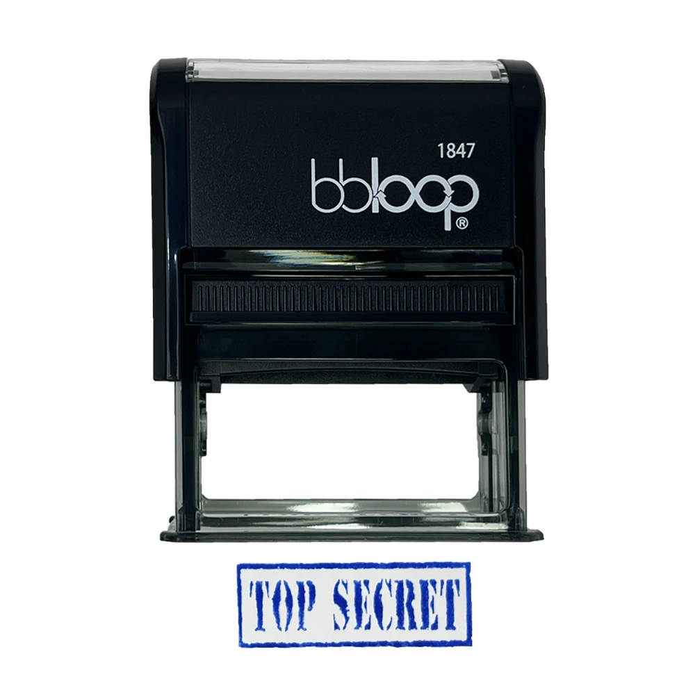 Top Secret Stamp Black