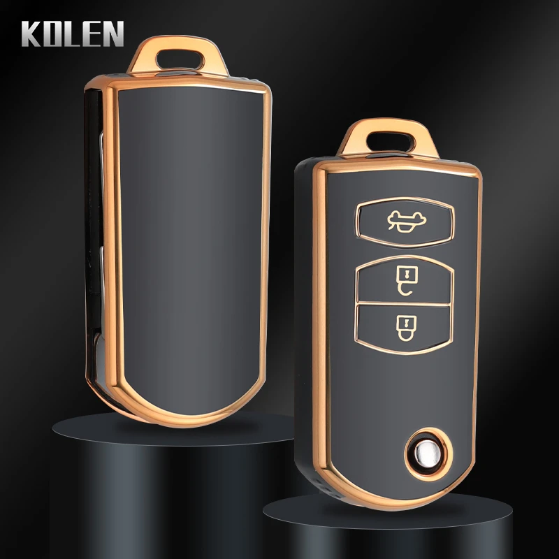 TPU Car Flip Key Case Cover Shell For Mazda 3 5 6 Series M6 RX8 MX5 2 3 ...
