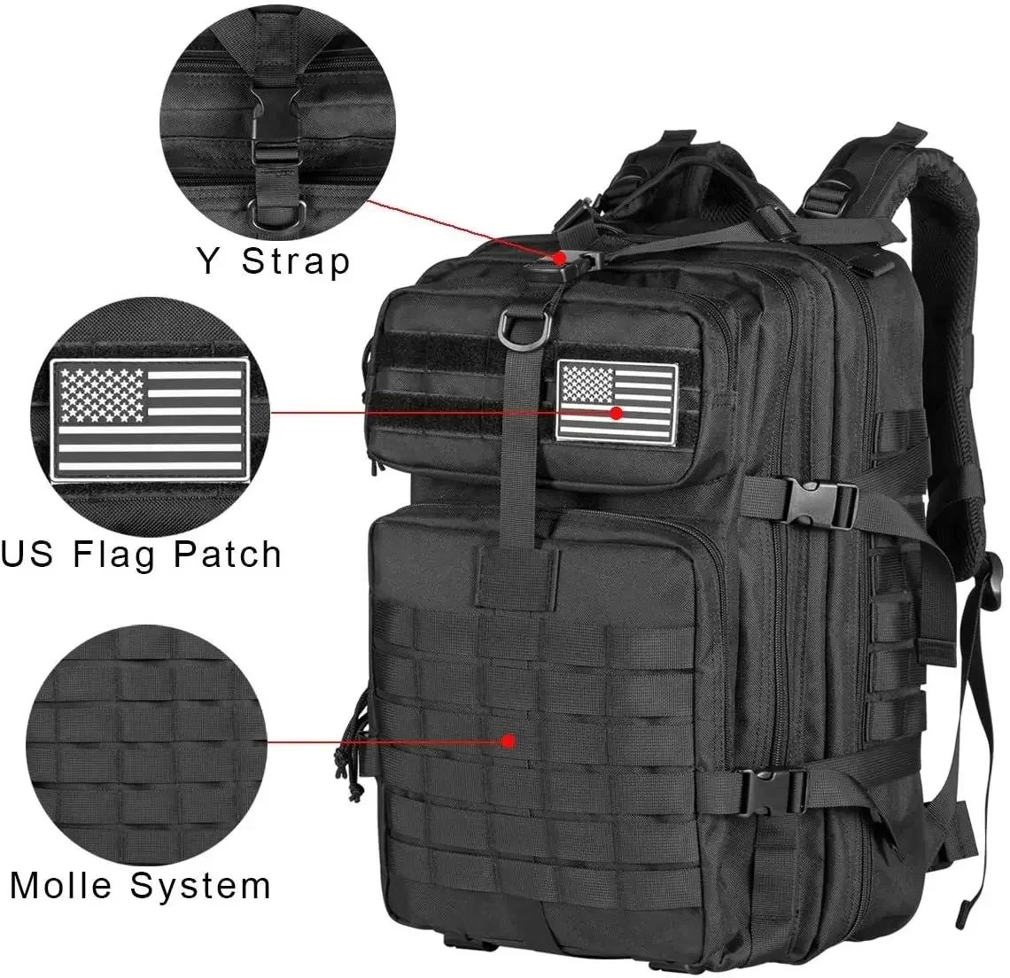 50L Tactical Molle Backpack – OUTDOOR ALL