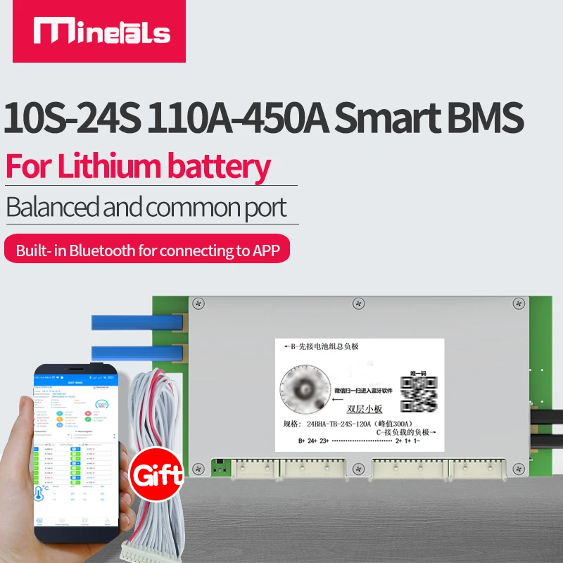 10S-24S ANT BMS 16S 20S Supports Software APP Inside BT 400A 300A 200A ...