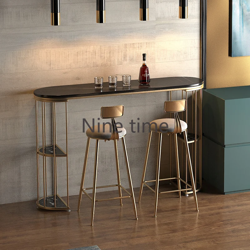 Bartender-Counter-High-Kitchen-Table-Bistro-Furniture-Bar-Shop ...