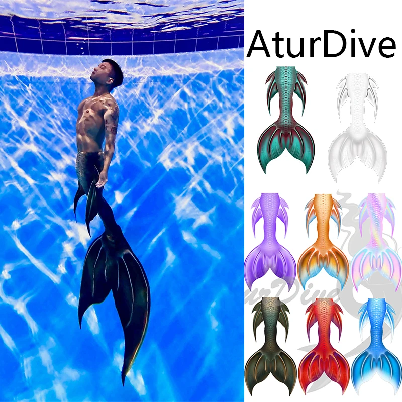 Professional-Large-size-adult-children-s-artificial-Mermaid-fish-tail ...