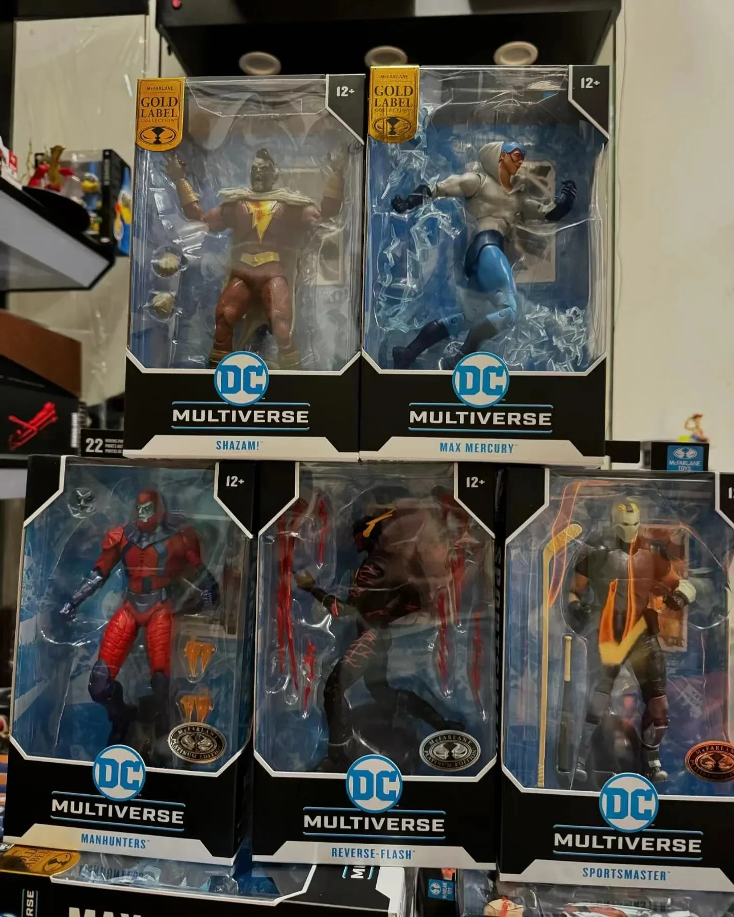 McFarlane-juguetes-Shazam-Max-Mercury-Manhunters-Reverse-Flash ...