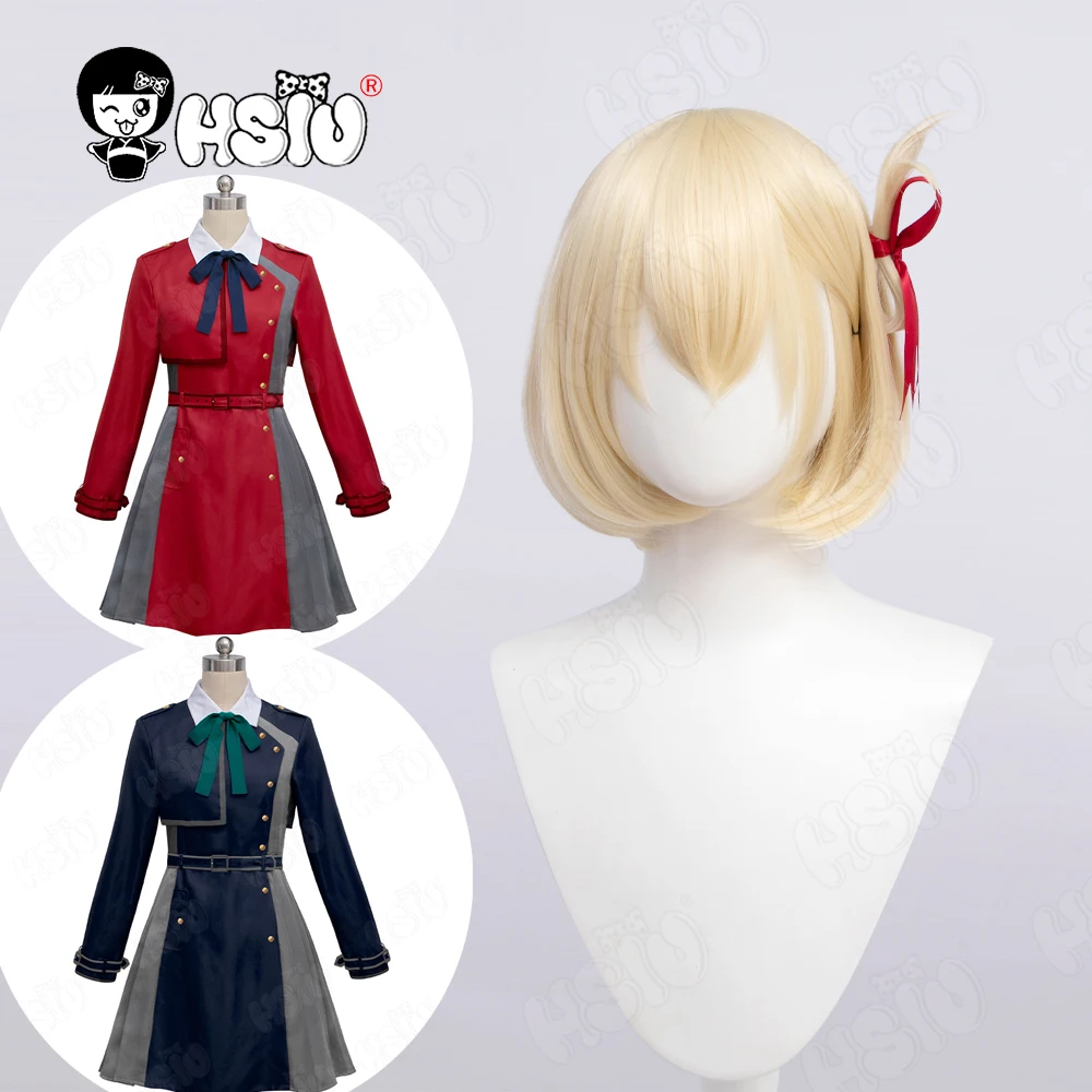 Nishikigi Chisato Cosplay WIG Costume Fiber synthetic wig Inoue Takina ...