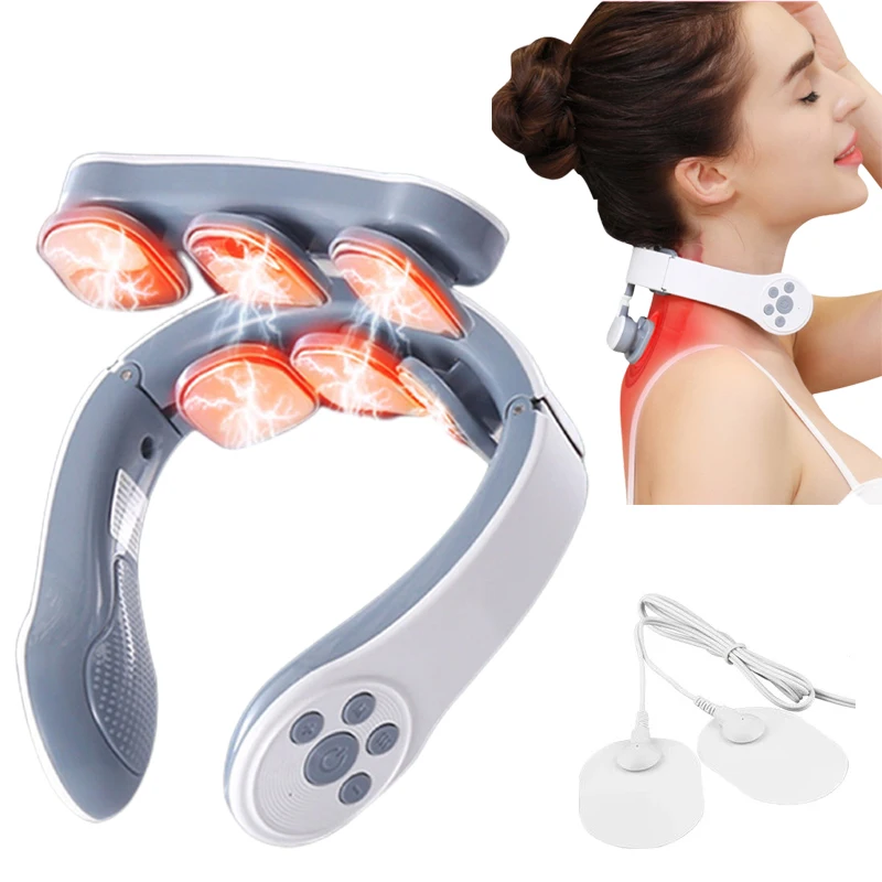 Neck-Massage-Instrument-6-Head-Neck-And-Shoulders-Massager-EMS-TENS ...