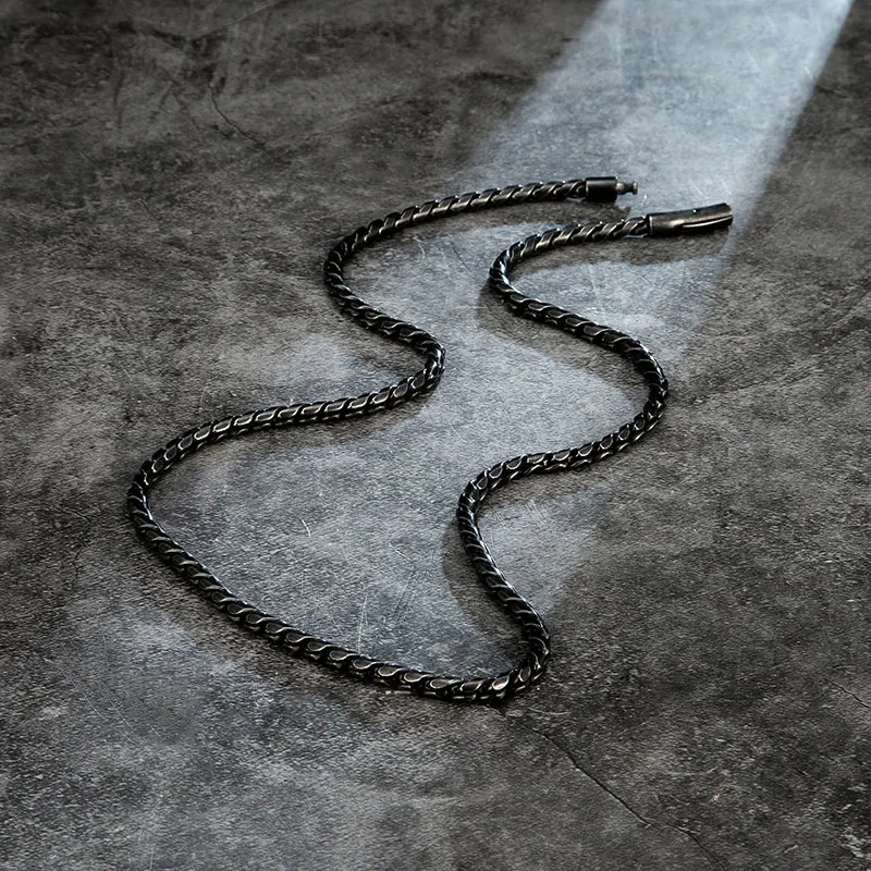 MKENDN-Locomotive-Retro-Link-Chain-Necklace-for-Men-Overlap-Interlocked ...