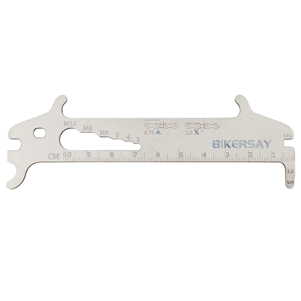 Mtb Bike Chain Wear Indicator 7 In 1 Chain Measurement Checker Ruler ...
