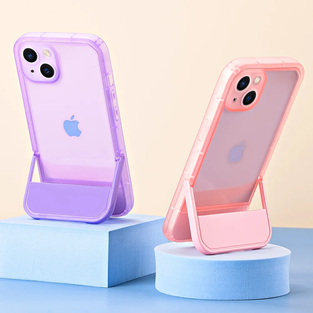 Claro pára choques suporte caso do telefone para o iphone 13 12 11 14 pro max 13pro xr xs max x ...