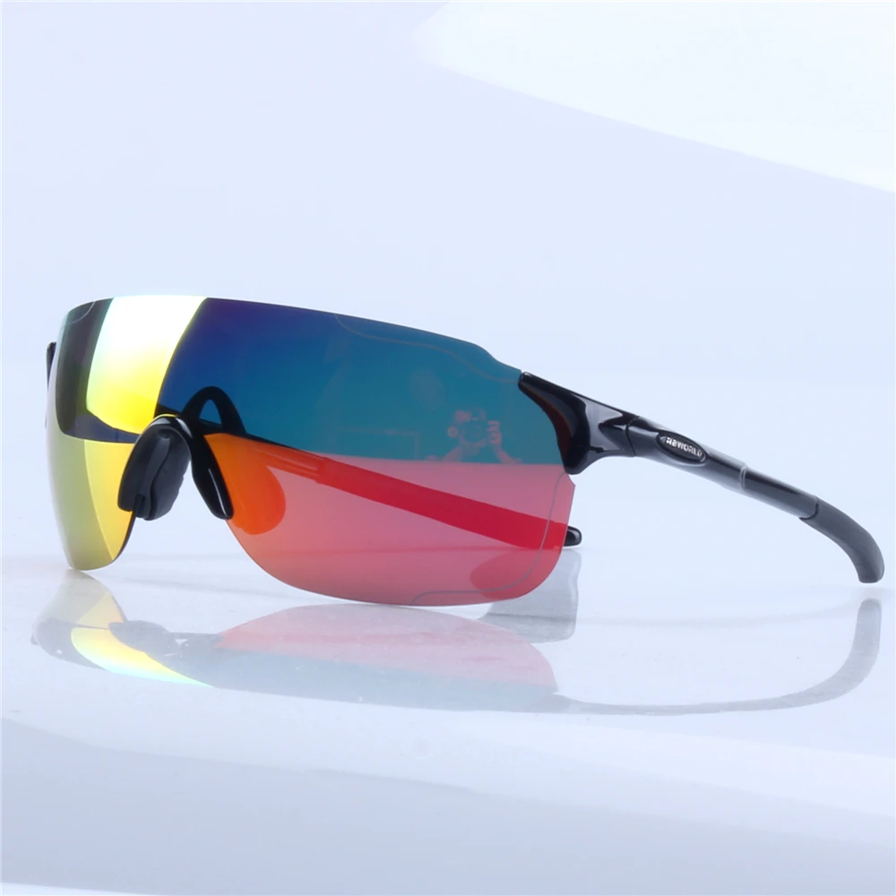 FUll-red-Lens-TR90-Sports-Polarized-Cycling-Glasses-Men-MTB-Mountain ...
