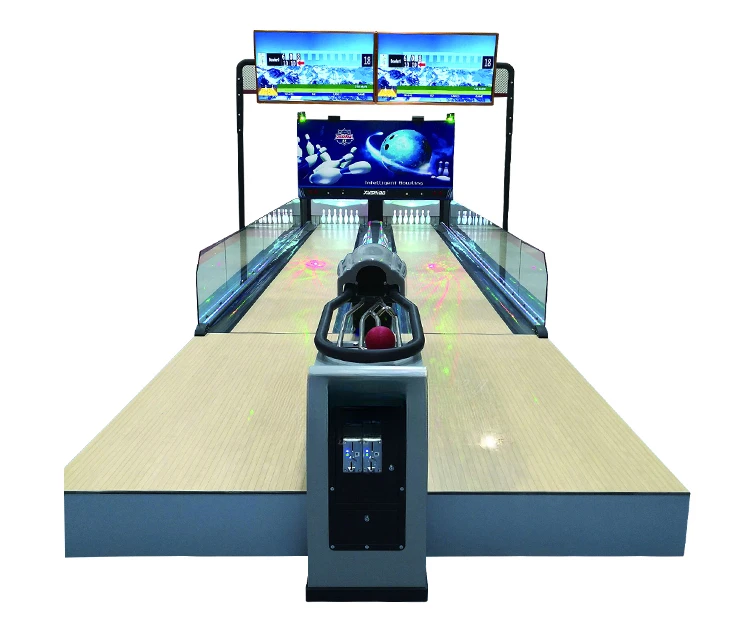 Indoor-Mini-Bowling-Alley-Entertainment-Equipment-Bowling-Lane-Complete ...
