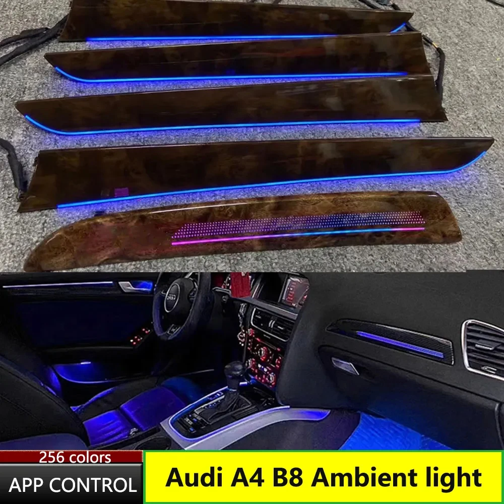 LHD-RHD-LED-Ambient-Light-For-Audi-A4-B8-Q5-A5-2009-2017-Decorate-Lamp ...