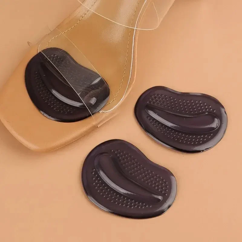 1Pair-Forefoot-Pads-for-Sandals-High-Heels-Silicone-GEL-Invisible-Half ...