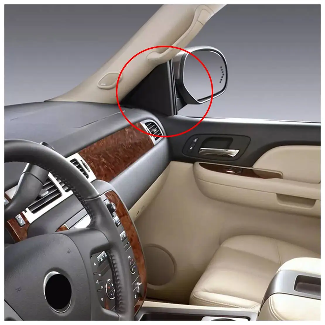 25857294 Right Side Front Door Upper Trim Panel Fit for Chevrolet ...