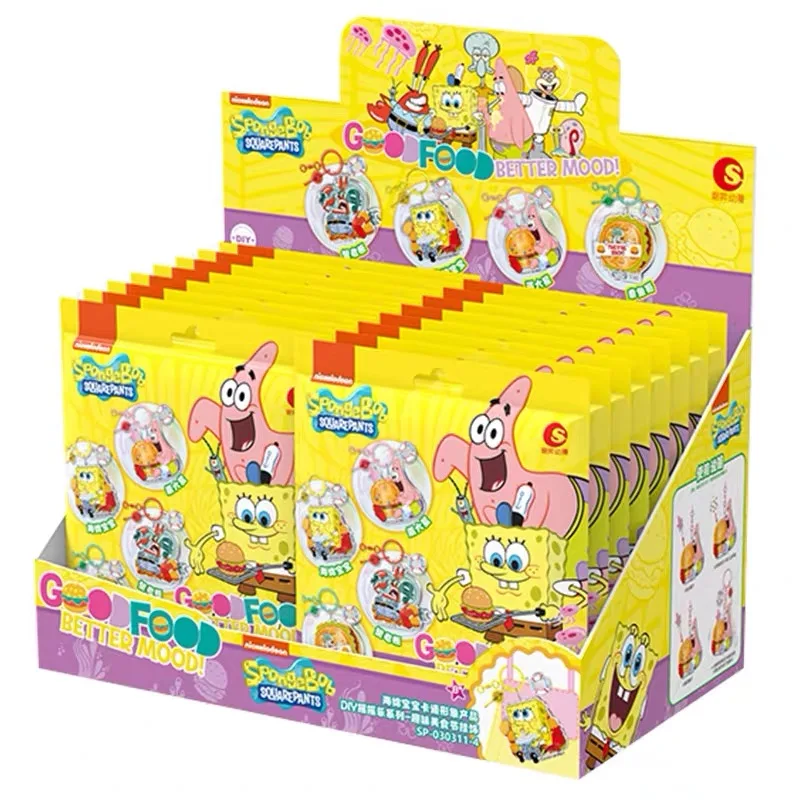 Original-Box-Blind-Bag-Spongebob-Cartoon-Anime-Characters-DIY-Keychains ...