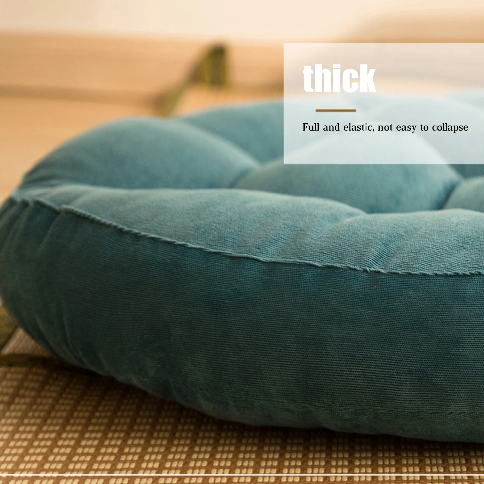 Round-Corduroy-Floor-Pillow-Warm-and-Breathable-Japanese-Style-Futon ...