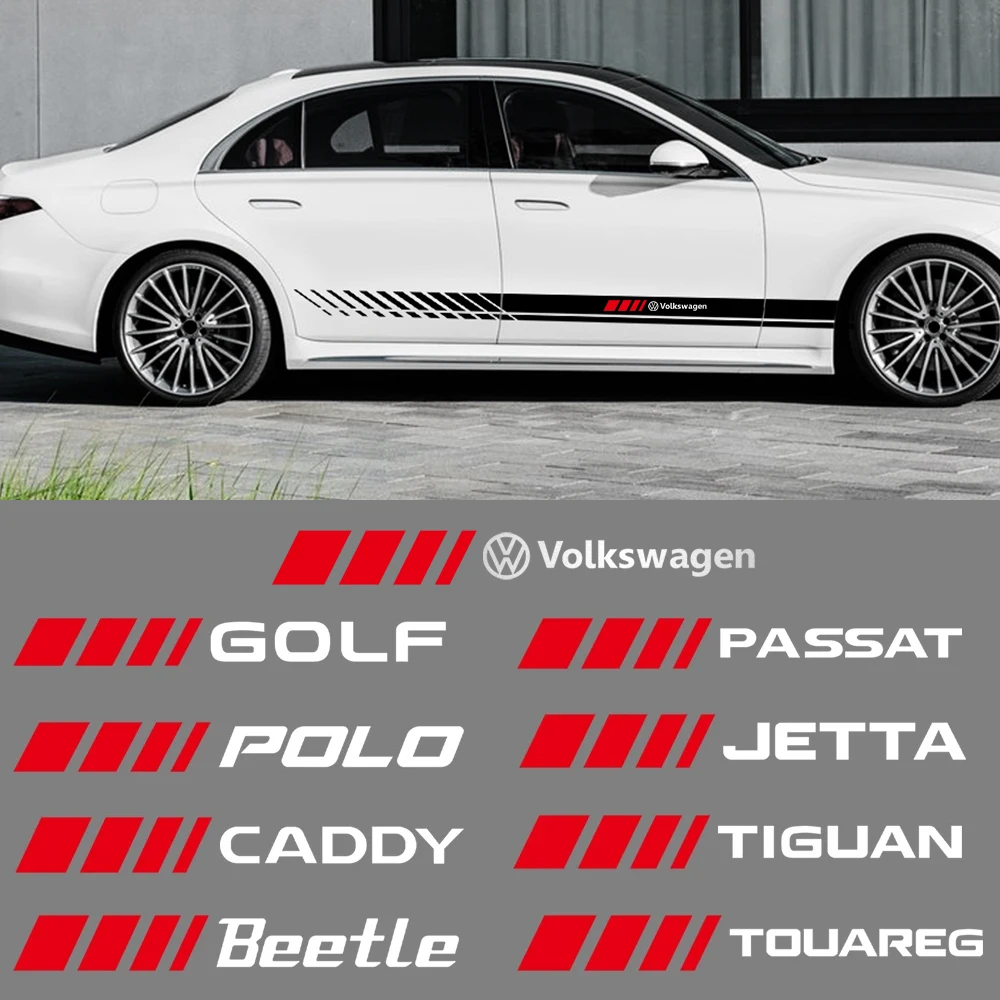 Car-Waist-Side-Skirt-Stickers-Body-Decals-Auto-Accessories-For ...