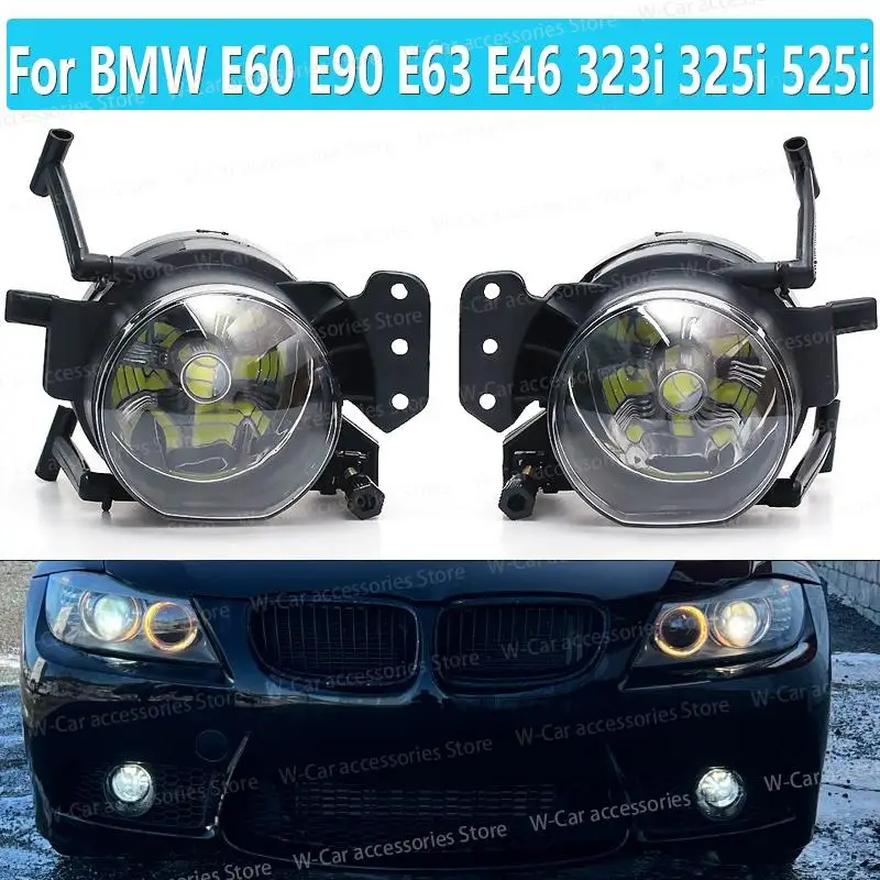 Car-Fog-lights-Headlight-LED-Fog-lamps-Halogen-Foglights-For-BMW-E60 ...