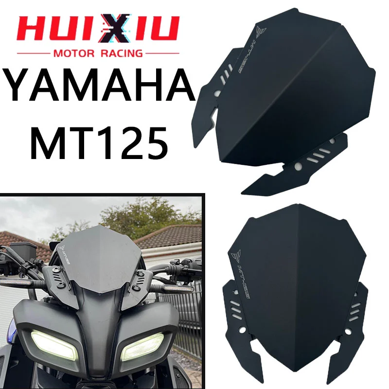 Motorcycle-Aluminium-Alloy-Windshield-Visor-Windscreen-Fits-For-YAMAHA ...
