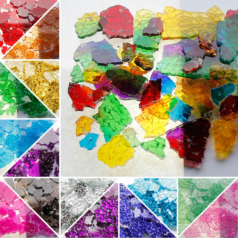 Broken Glass DIY: How Colorful Ice Fragments Transform Old Mirrors into ...