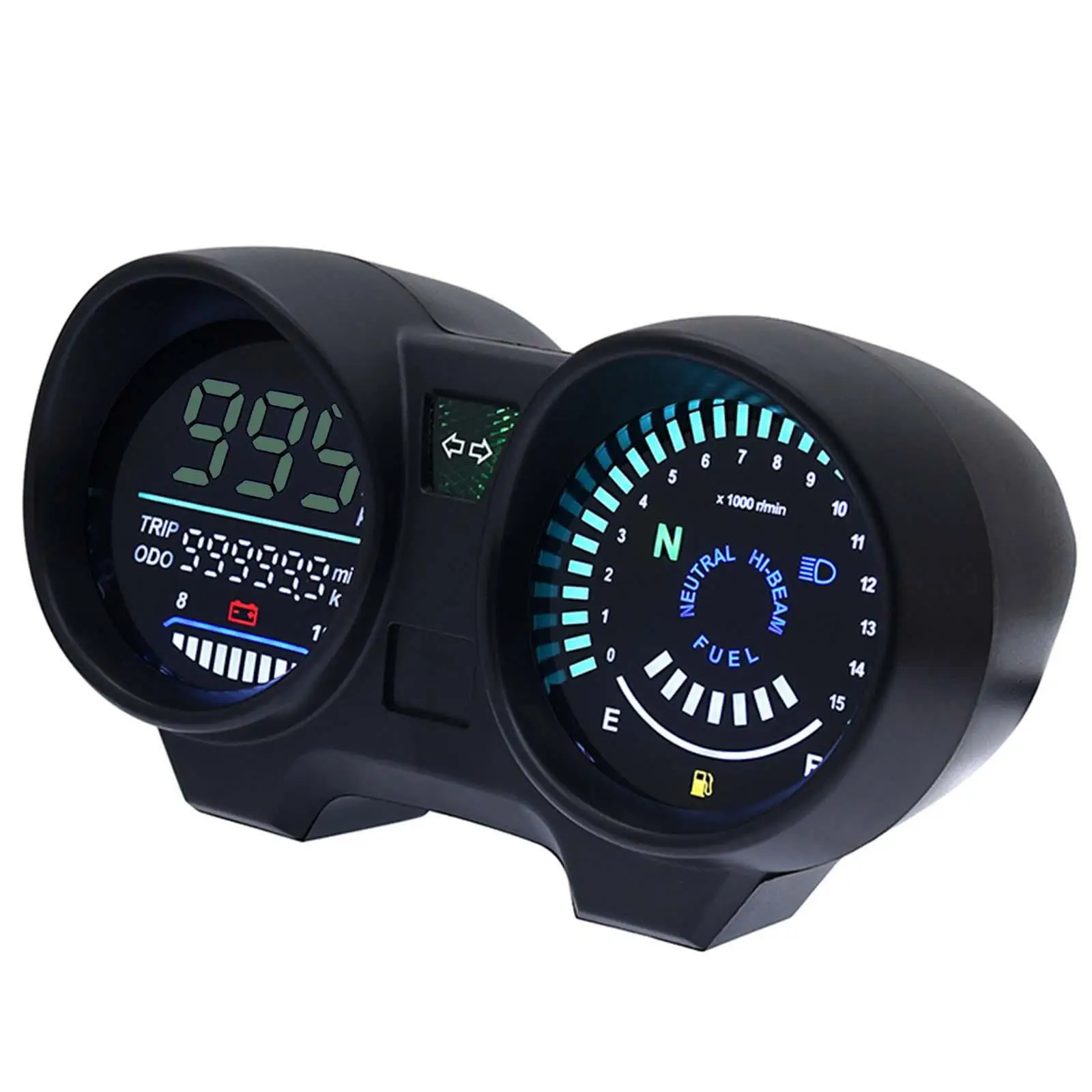 High-Quality-Motorcycle-LED-Digital-Dashboard-Electronic-Tachometer-for ...
