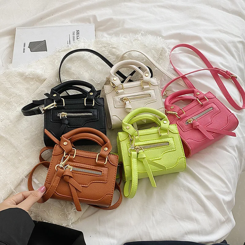 2022 New Candy Color Mini Platinum Shoulder Bag Locomotive Western ...