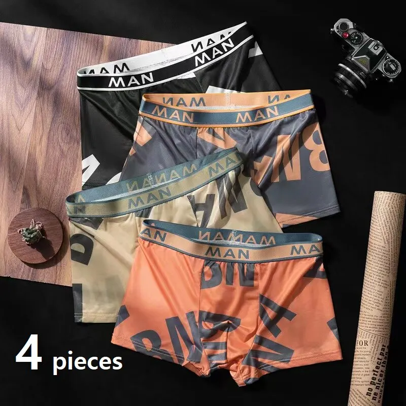 4-Pieces-Men-Boxers-Shorts-Underpants-Underwear-L-XL-XXL-4-Colors ...