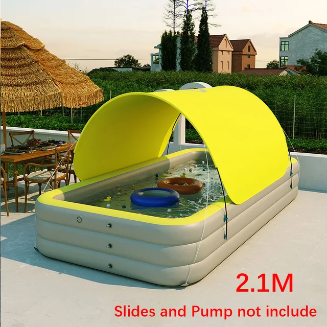 Inflatable Summer Swimming Pool Large Family Pools Babies Children ...