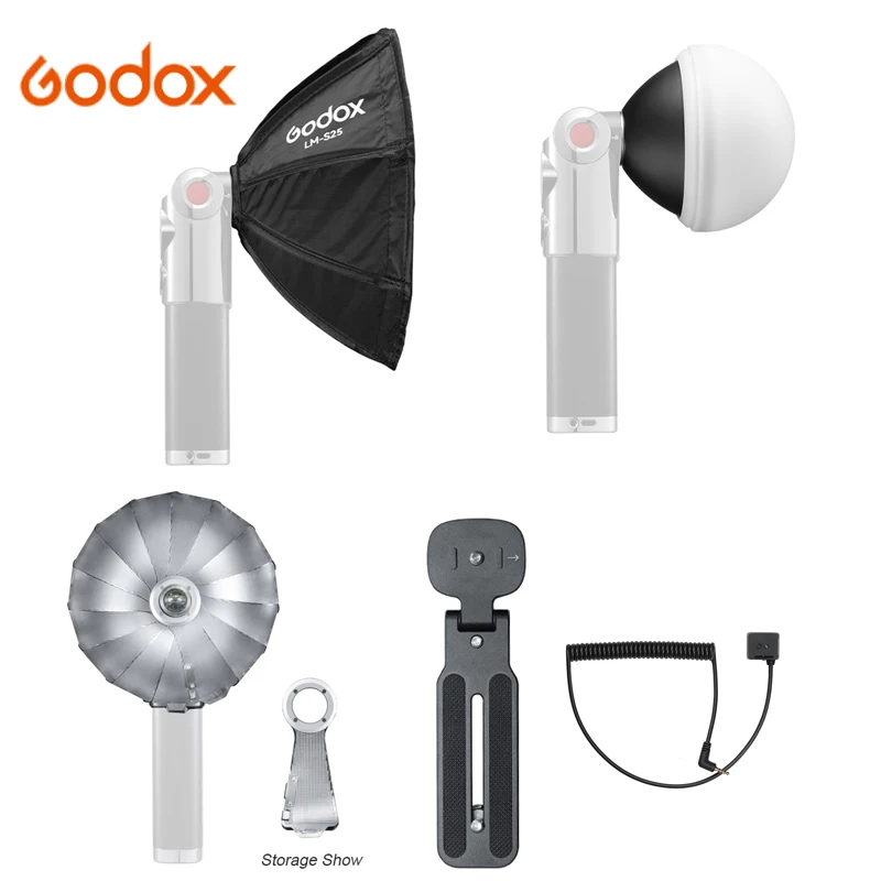 Godox LUX Master Flash Accesorios Softbox Reflector Auto Sensor Flash ...