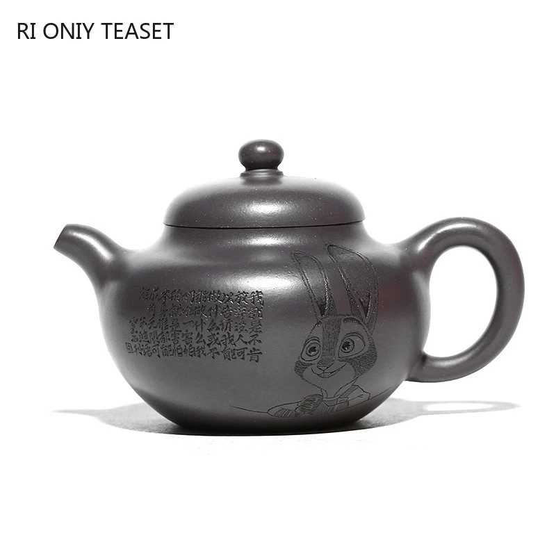 330ml Yixing High-end Purple Clay Teapot Famous Handmade Tea Pot Raw ...