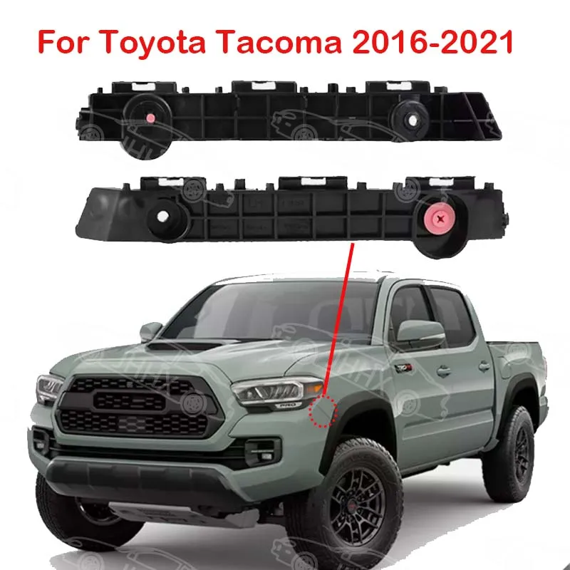 1SET-2PCS-For-Toyota-Tacoma-2016-2017-2018-2019-2021-Front-Bumper-Side ...
