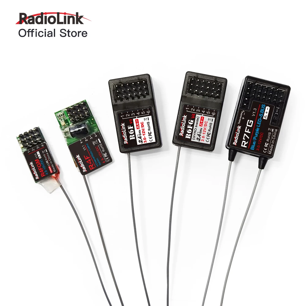 Radiolink – Récepteur Gyroscope Rc, 2.4ghz, R4fgm R6fg R6f R7fg, Fonctionne Avec L'émetteur ...