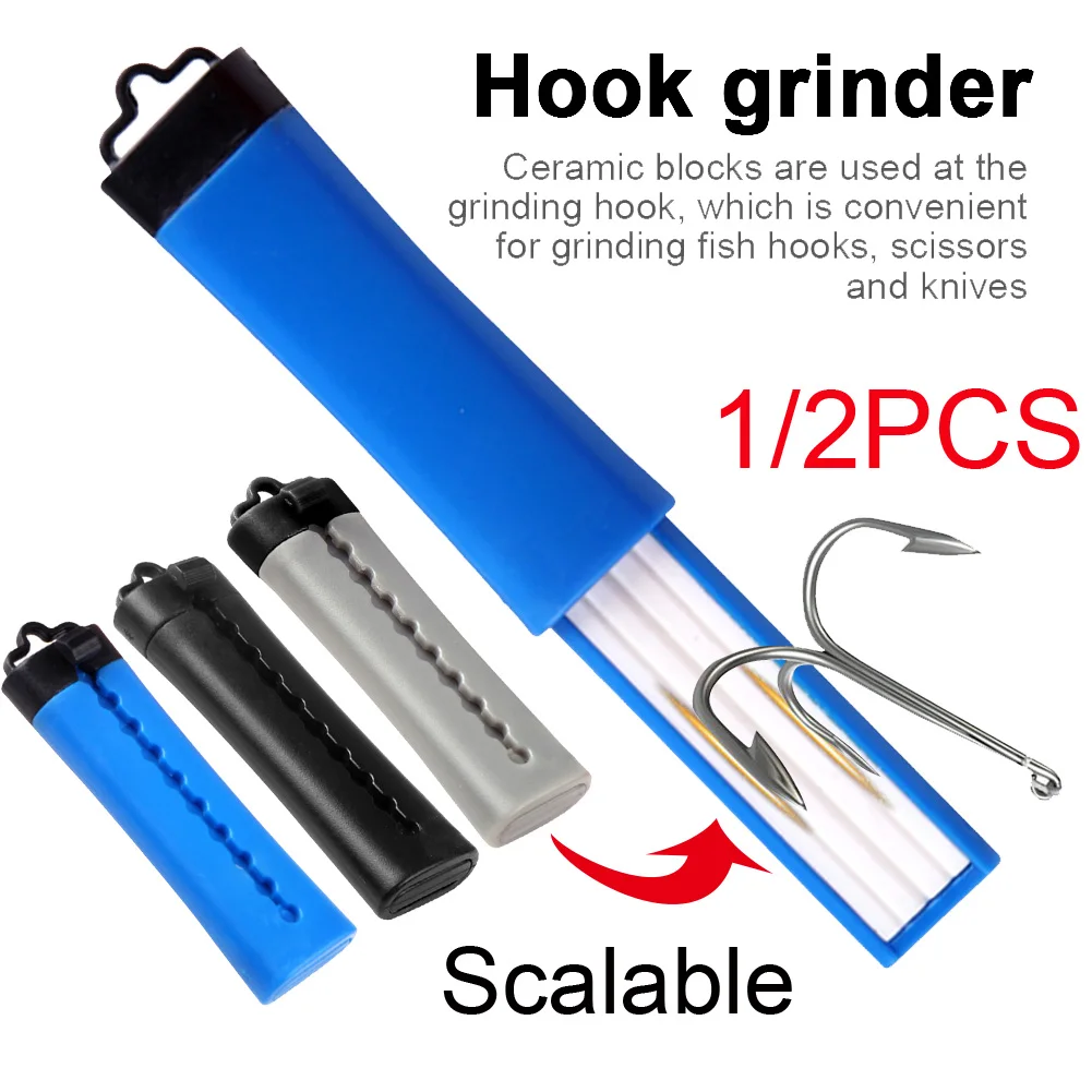 1-2PCS-Diamond-Fish-Hook-Sharpen-Round-Tip-Fishing-Grinding-Hook ...