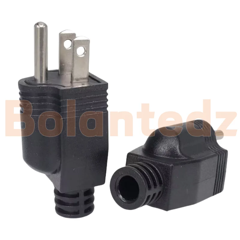American-Detachable-Plug-American-15A-AC-Electrical-Power-Male-Plug ...