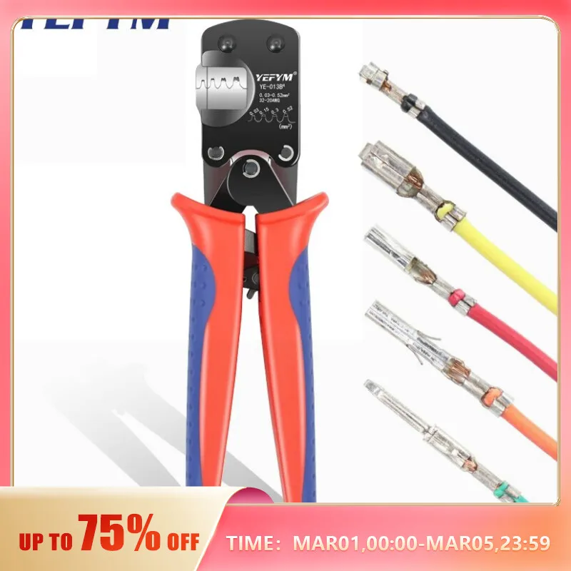 YE-013BR-Micro-Connector-Crimping-Tool-Open-Barrel-Ternos-Molex-JST ...